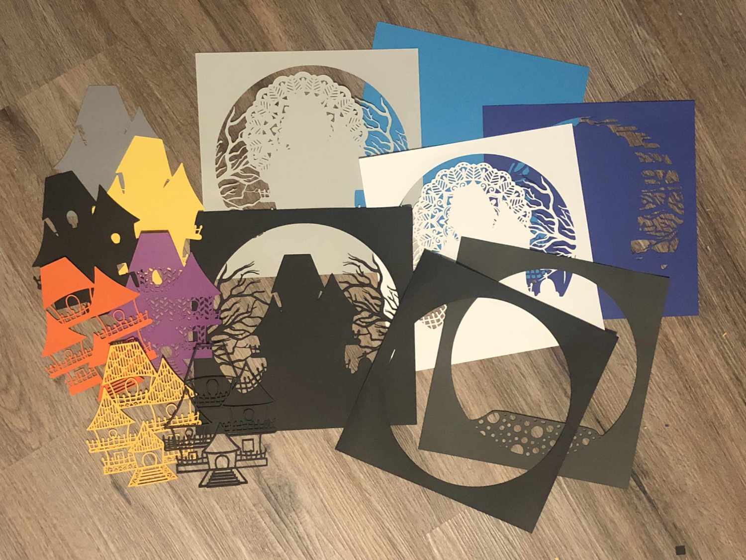 How To Make A 3D Layered Paper Craft Design Easily
