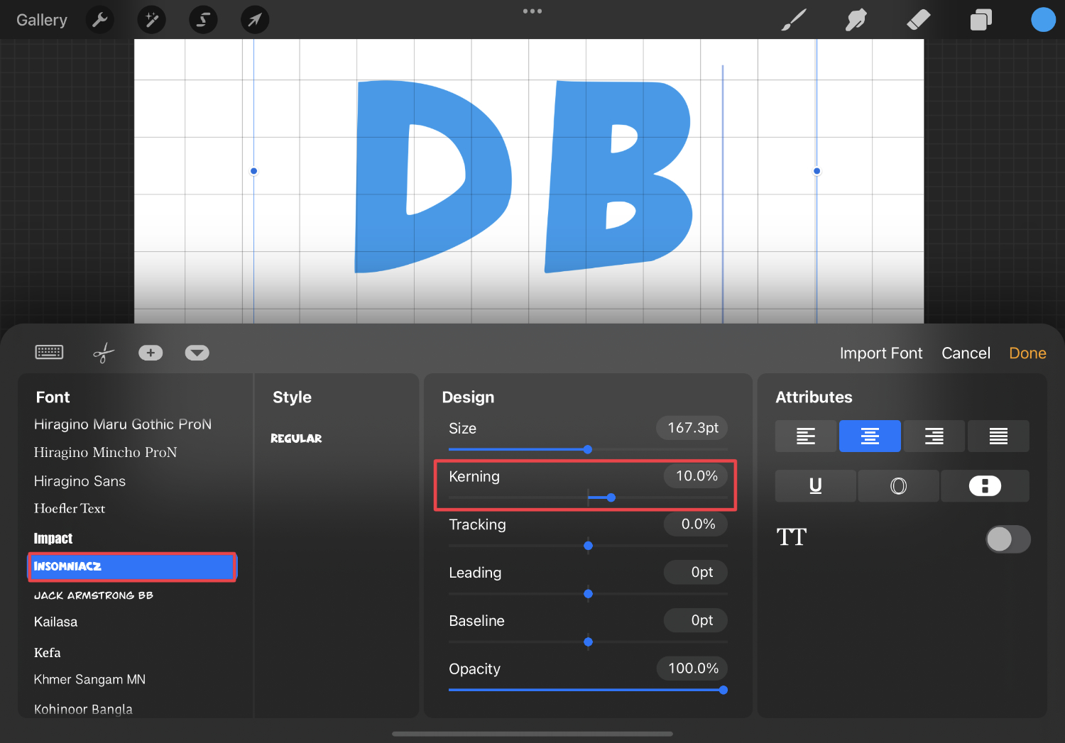 How To Warp Text In Procreate 4 Steps Design Bundles