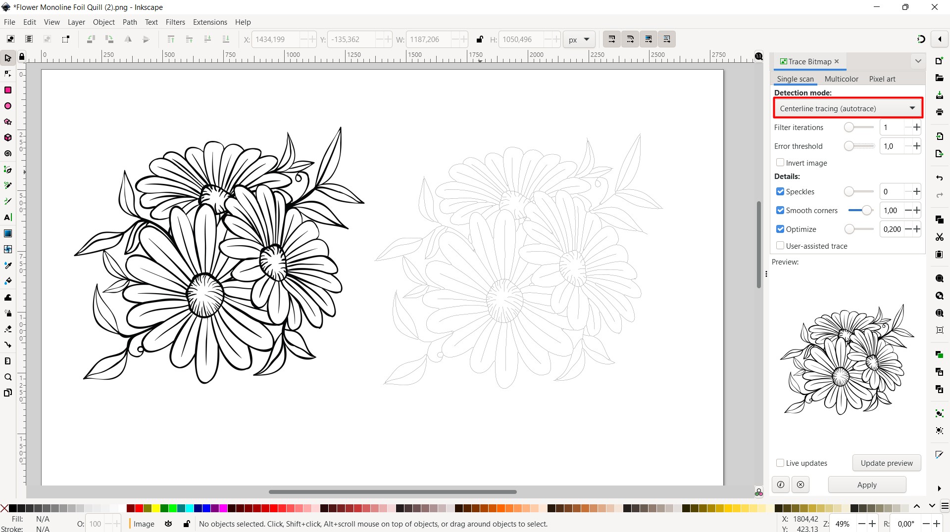 Inkscape Centerline Trace Kdadns