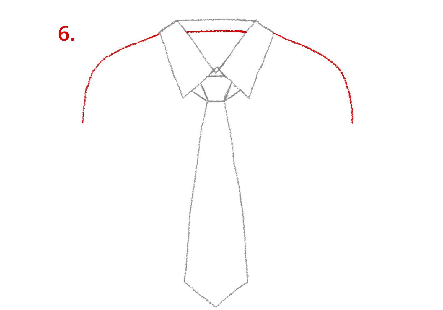 Necktie Sketch Necktie Sketch