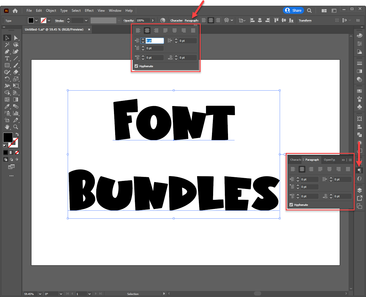 How To Edit Text In Adobe Illustrator Design Bundles