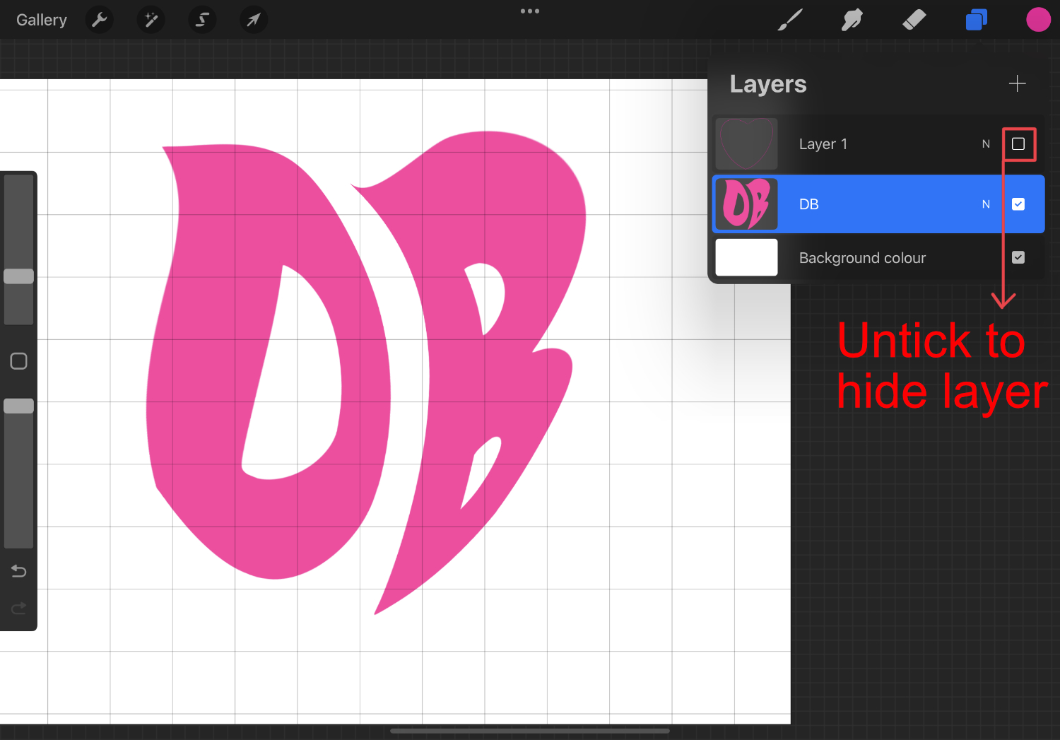 How To Warp Text In Procreate 4 Steps Design Bundles