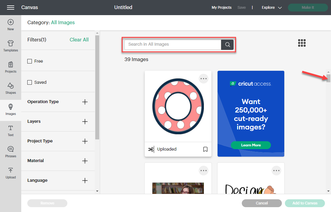How To Delete Uploaded Images In Cricut Design Bundles