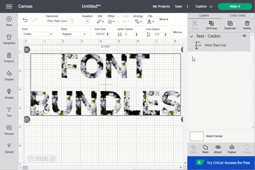 Insert Images In Text Cricut Design Space Design Bundles