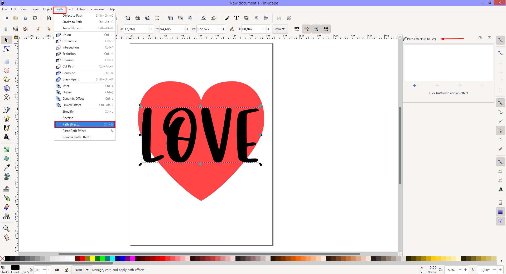 How to Warp Text into Shapes in Inkscape | Design Bundles