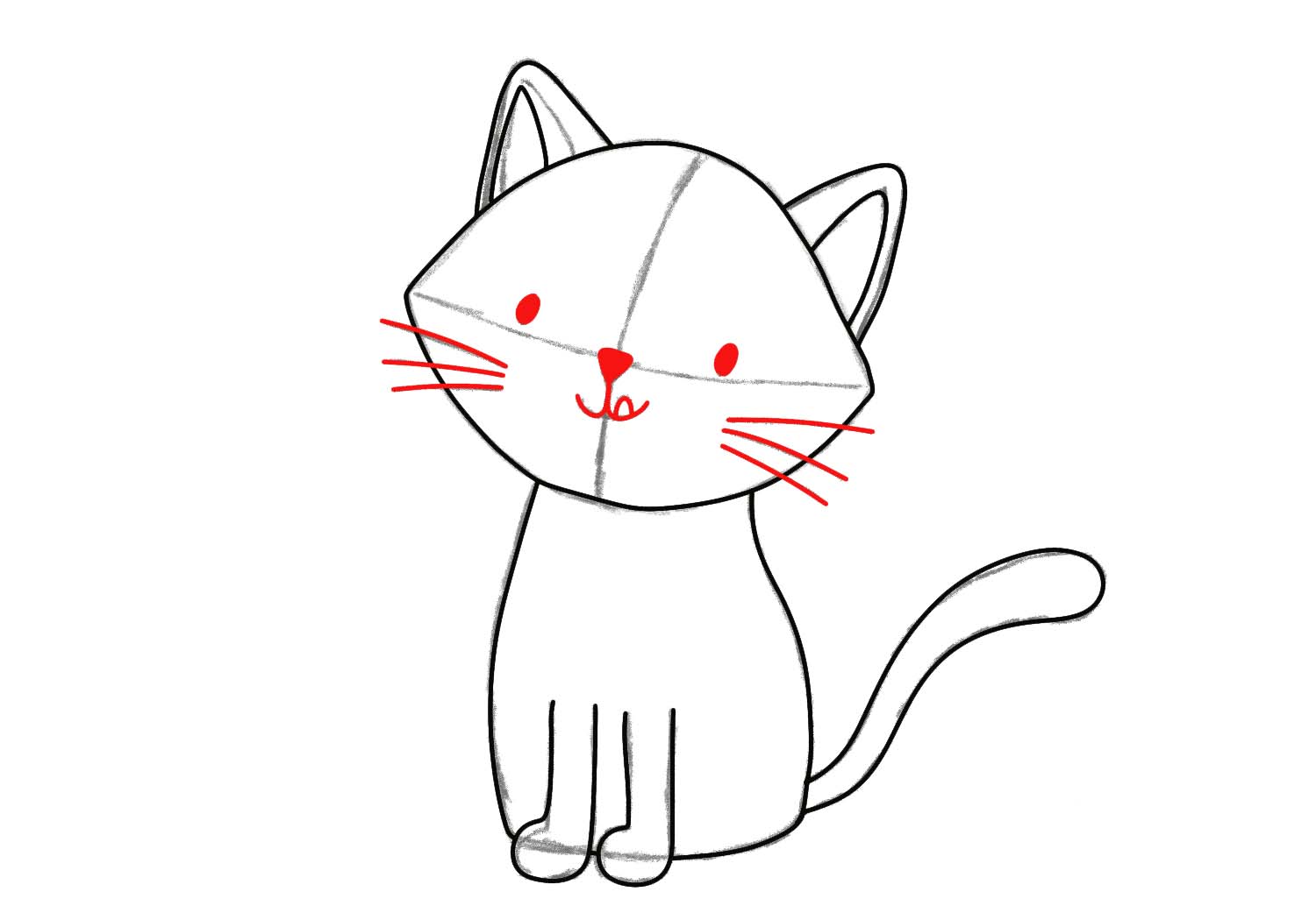 How To Draw A Simple Cat Mason Curtand