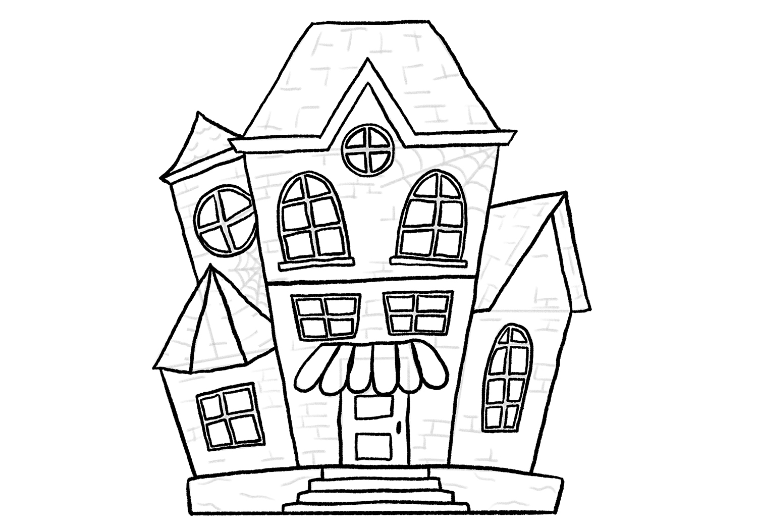 Haunted Castle Drawing