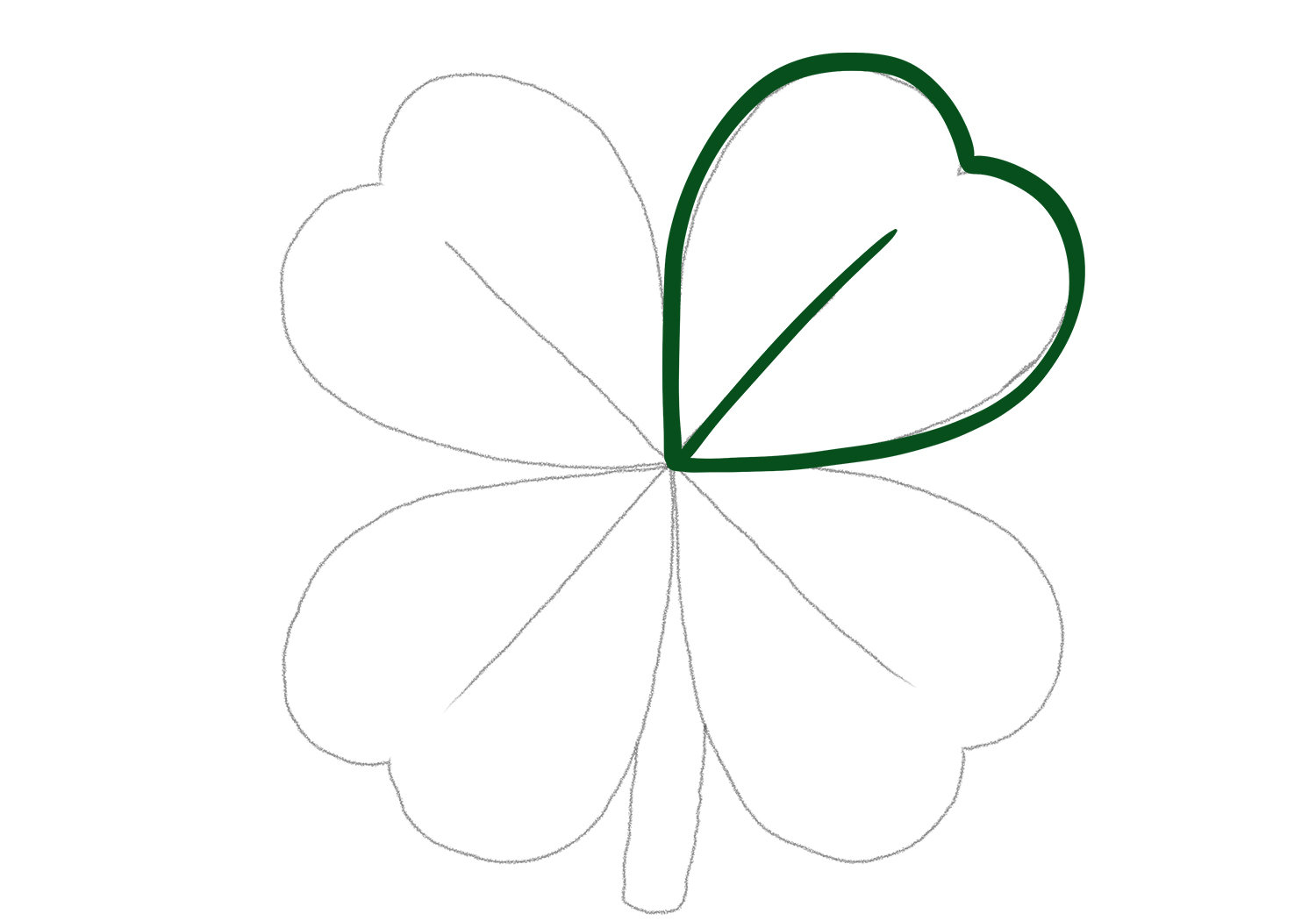 How To Draw A Four Leaf Clover Step By Step At Vanemilianoblog Blog How To Draw A Four Leaf Clover Step By Step At Vanemilianoblog Blog